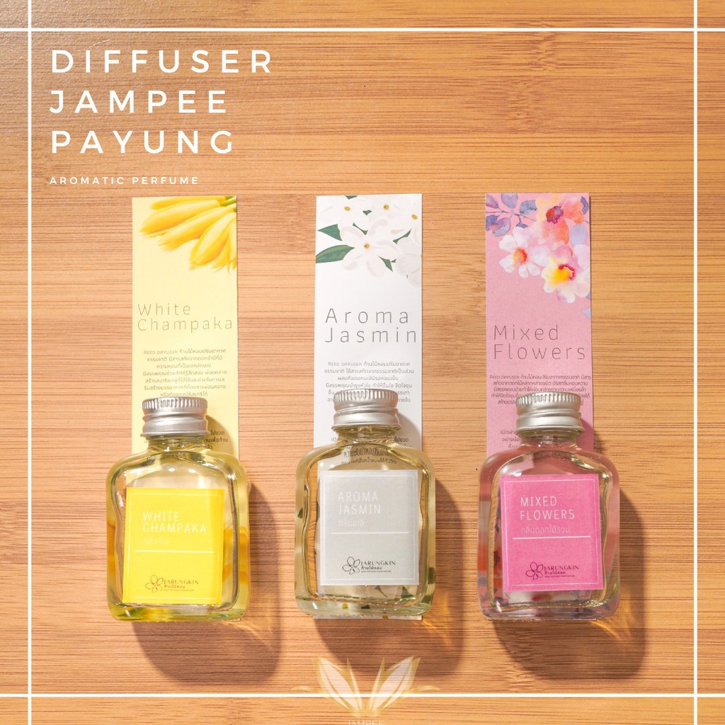 ก้านไม้หอม น้ำหอมบ้าน Diffuser น้ำหอม ดอกจำปี Jampee Payung - jampee ...