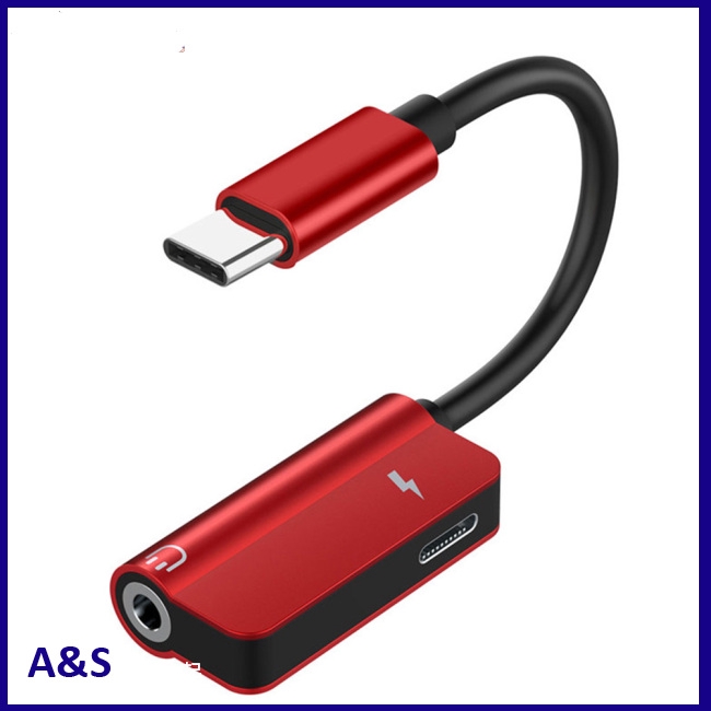 สายเคเบิ้ล Usb C Cable 2 In 1 Type-c 3.5mm แจ็คแปลงเสียงหูฟังสําหรับ ...