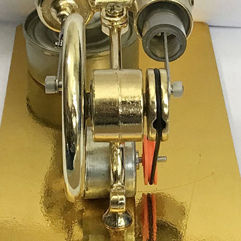 Mini Hot Air Stirling Engine Motor el Stream Toy Gift for Children ...