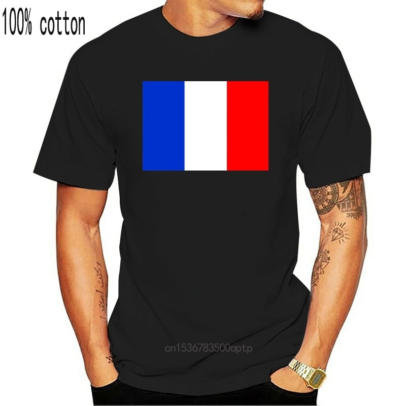 French Flag T shirt - Choice of size & colours! - zikai.th - ThaiPick