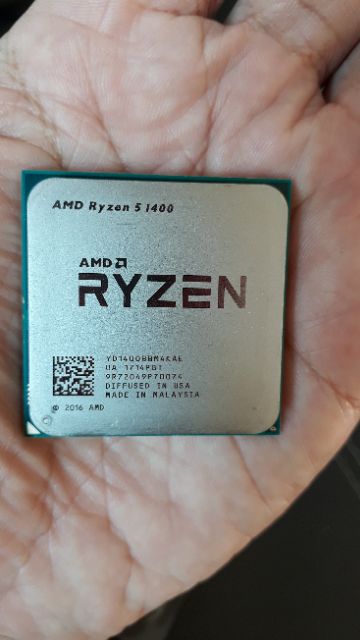 AMD Ryzen 5 1400 4C8T 3.2GHz (Boost 3.4GHz) R5 1400 AM4 (มือสอง ...