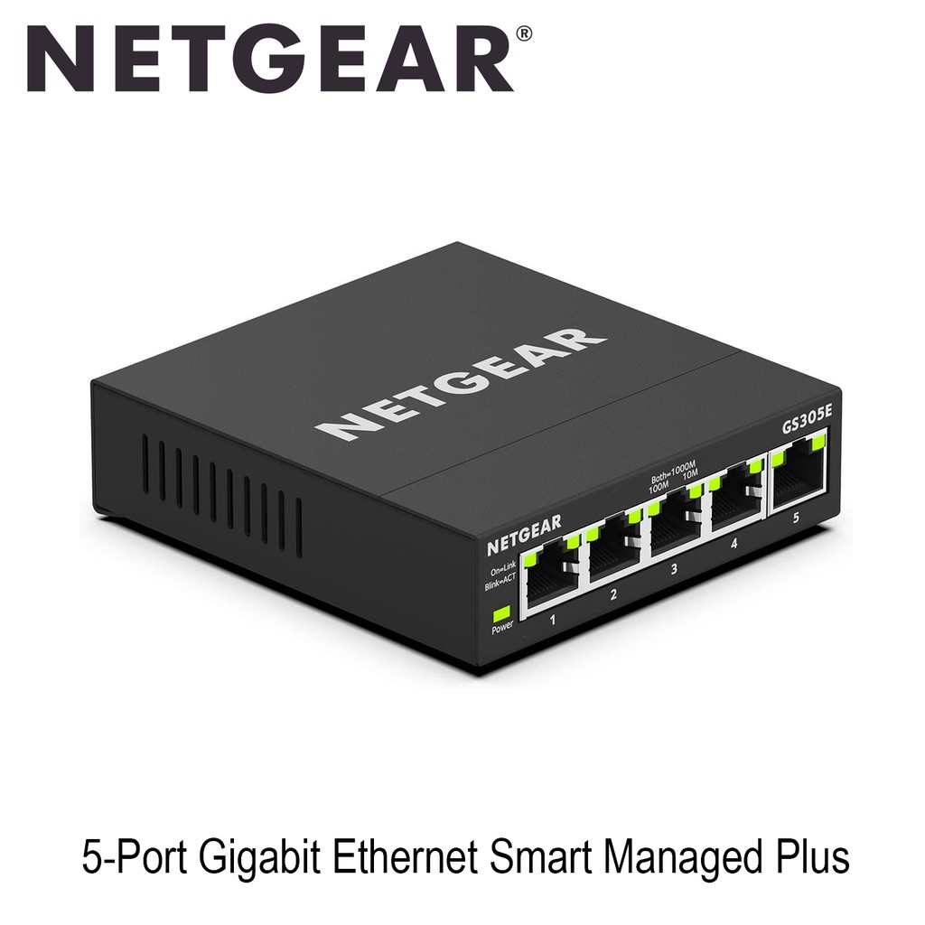 NETGEAR GS305E 5-ports Smart Managed Plus Switch ประกันศูนย์ไทย ...