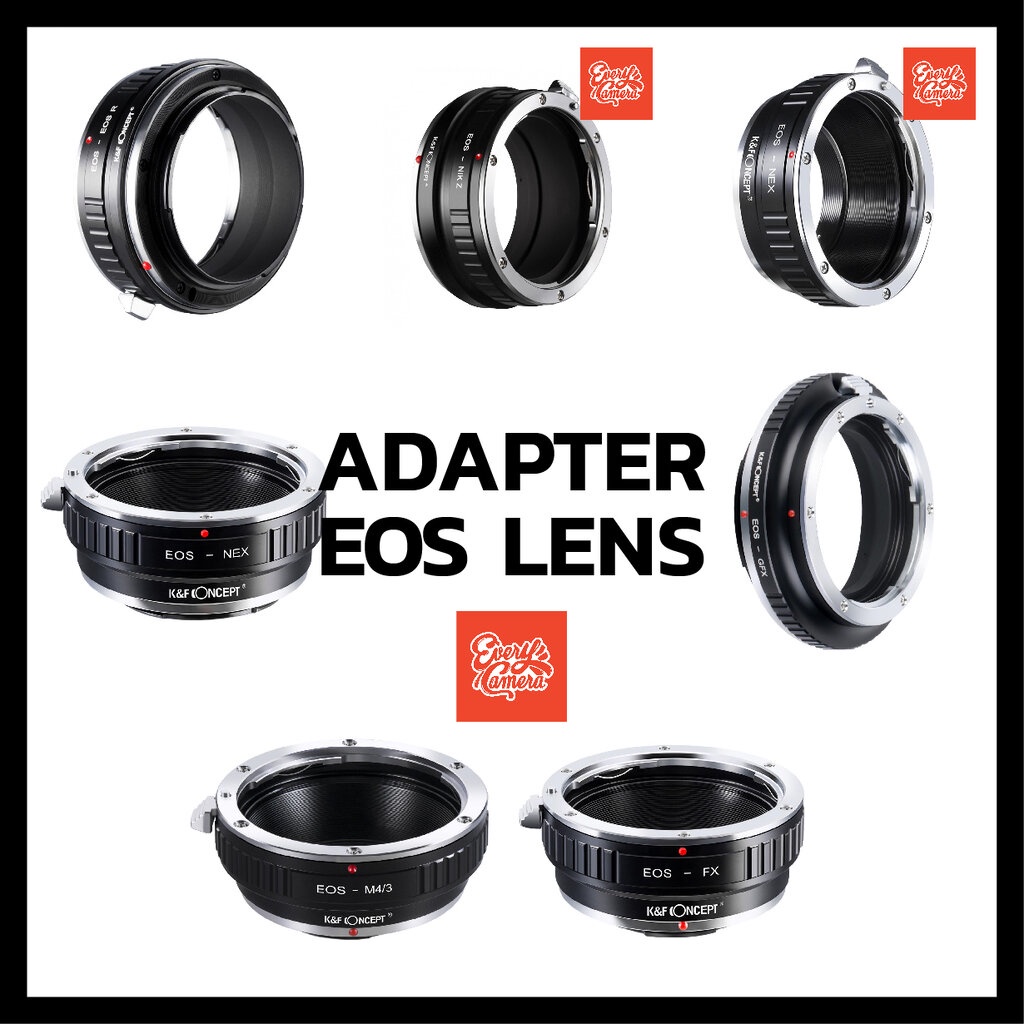 Eos Ef Efs Lens To Sony M4 3 Fuji Leica M Gfx Cameras Kandf Concept Lens