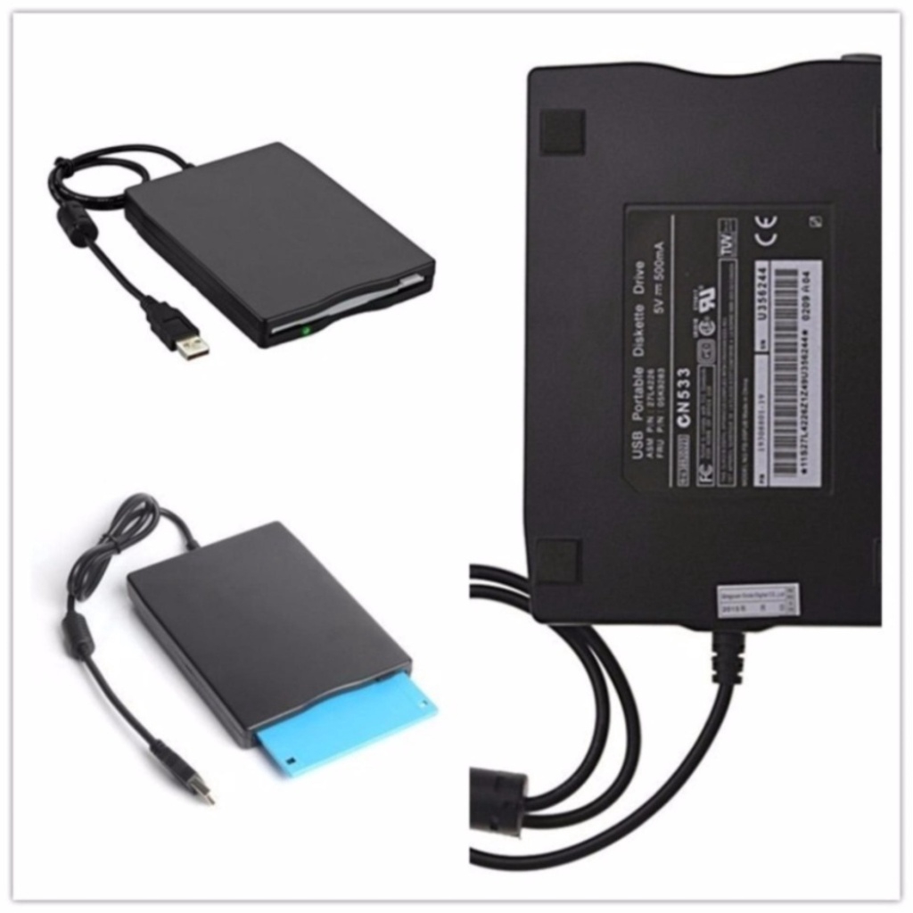 ตัวแปลง USB Floppy Disk 3.5" 1.44 MB FDD Floppy Disk Drive External ...