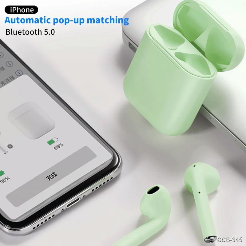 NEW????inpods12 หูฟัง pods i12 TWS พร้อมกล่องชาร์จ หูฟังบลูทูธไร้สาย ...