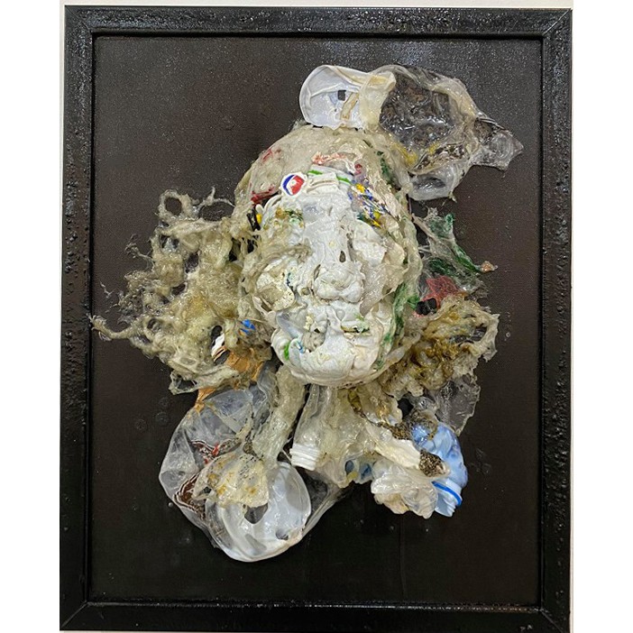 Human Trash 3 (Mixed Media 40 x 50 cm) | Shopee Thailand