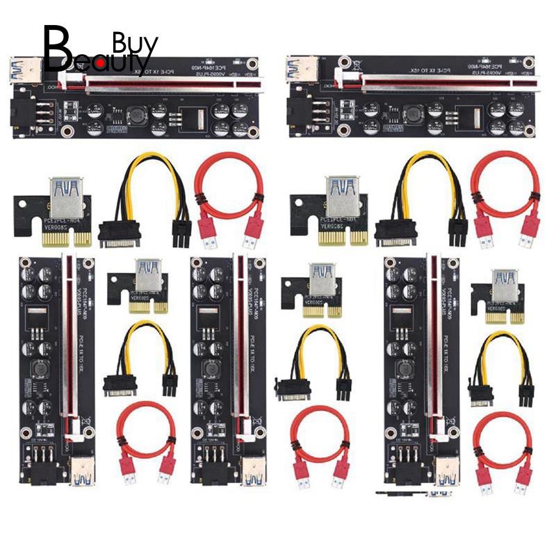 Ver009S Plus Pci-E Riser Card Pci Express 1X To 16X Usb 3.0 สายเคเบิ้ล ...