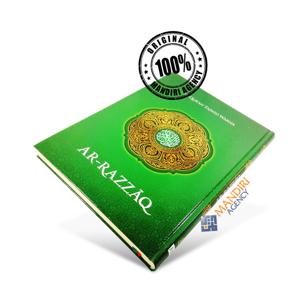 Al-Quran Ar-Razzaaq Jumbo Tajweed Color Mjah | Shopee Thailand