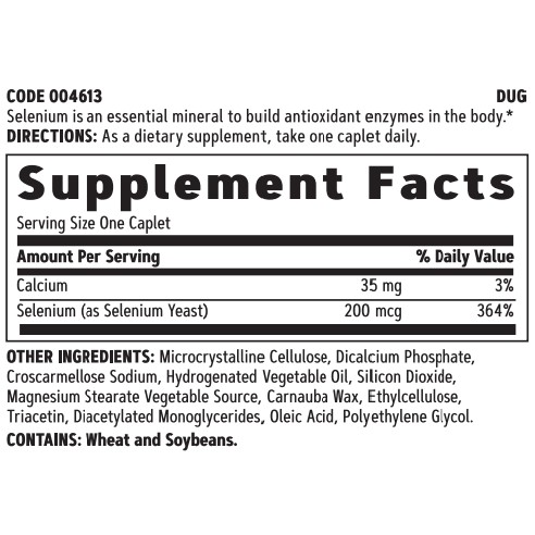 ♧U.S. GNC Selenium Tablets Yeast Selenium Selenium 200mcg*200 Tablets ...