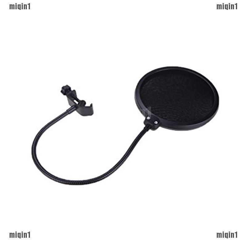 TH Flexible Mic Microphone Studio Wind Screen Pop Filter Mask Shied ...