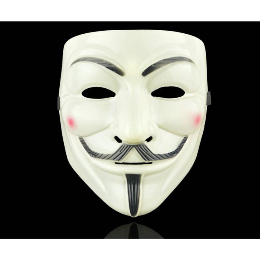 Halloween Masks V for Vendetta Mask Guy Fawkes Anonymous Fancy Dress ...