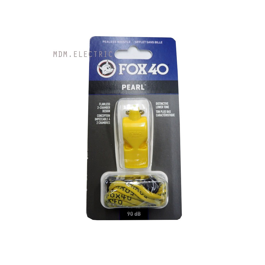 นกหวีด Fox 40 PEARL 90dB สีเหลือง | Shopee Thailand