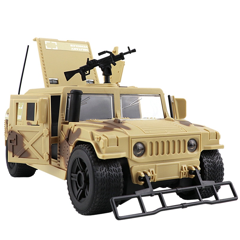1:16 cars toy modern military weaon diecast hummers armored car model ...