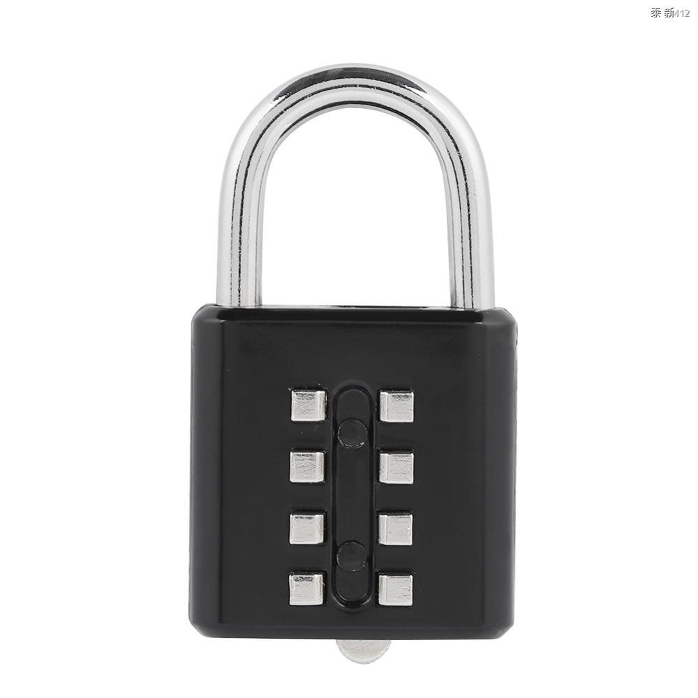 8 Dial Digit Password Combination Padlock Zinc Alloy Suitcase Luggage ...