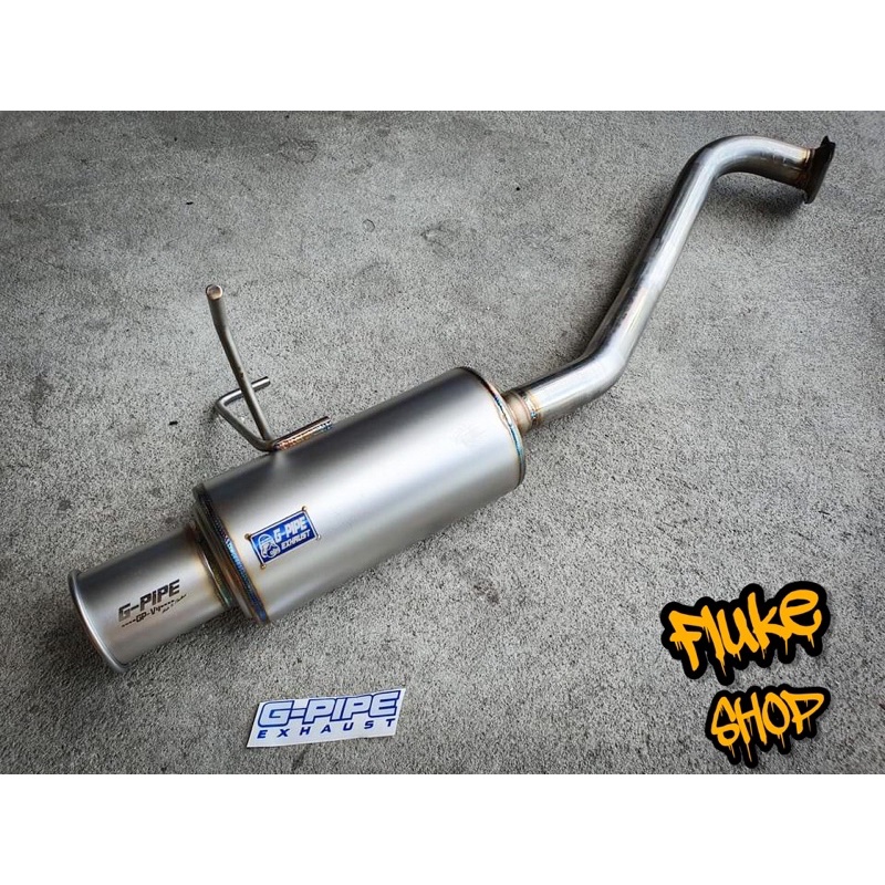 ท่อไอเสียชุดคิตใบกลาง แบรนด์ G-PIPE Exhaust ตรงรุ่น HONDA JAZZ GK CIVIC ...
