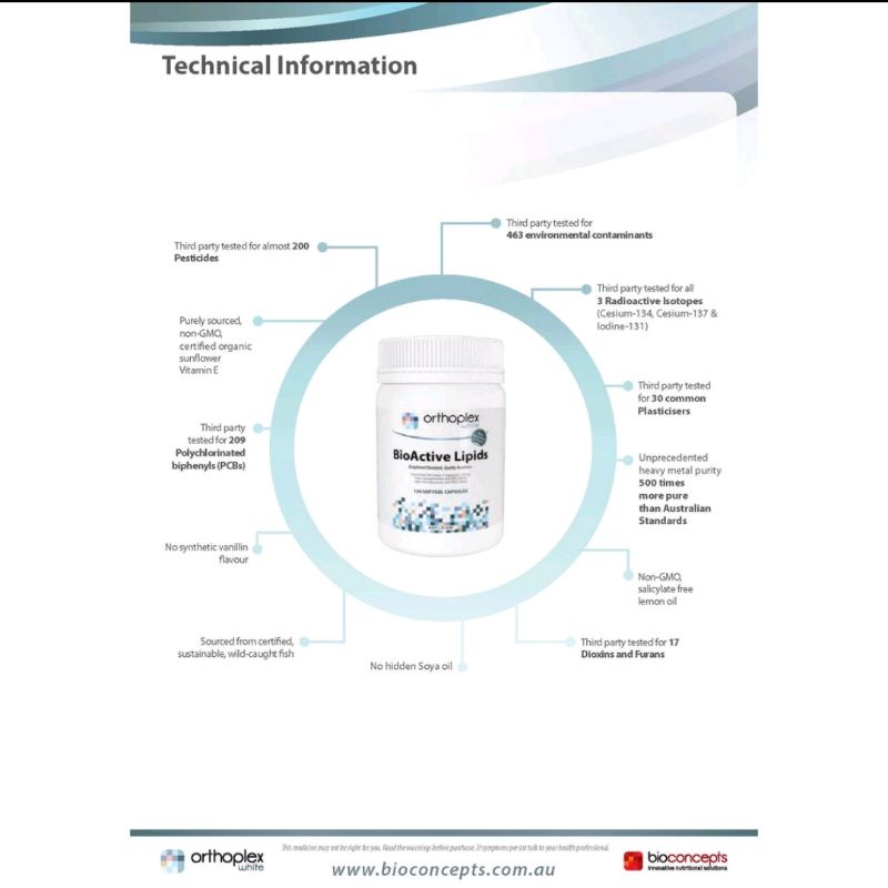 BioActive Lipids Fish Oil 1000 mg 120 softgel ไร้กลิ่นคาว กลิ่นส้มทาน ...