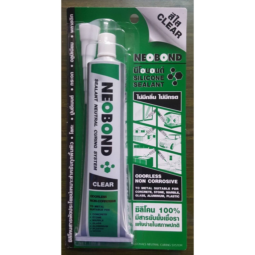 NEOBOND นีโอบอนด์ กาวซิลิโคน 100 กรัม (สีใส) | Shopee Thailand