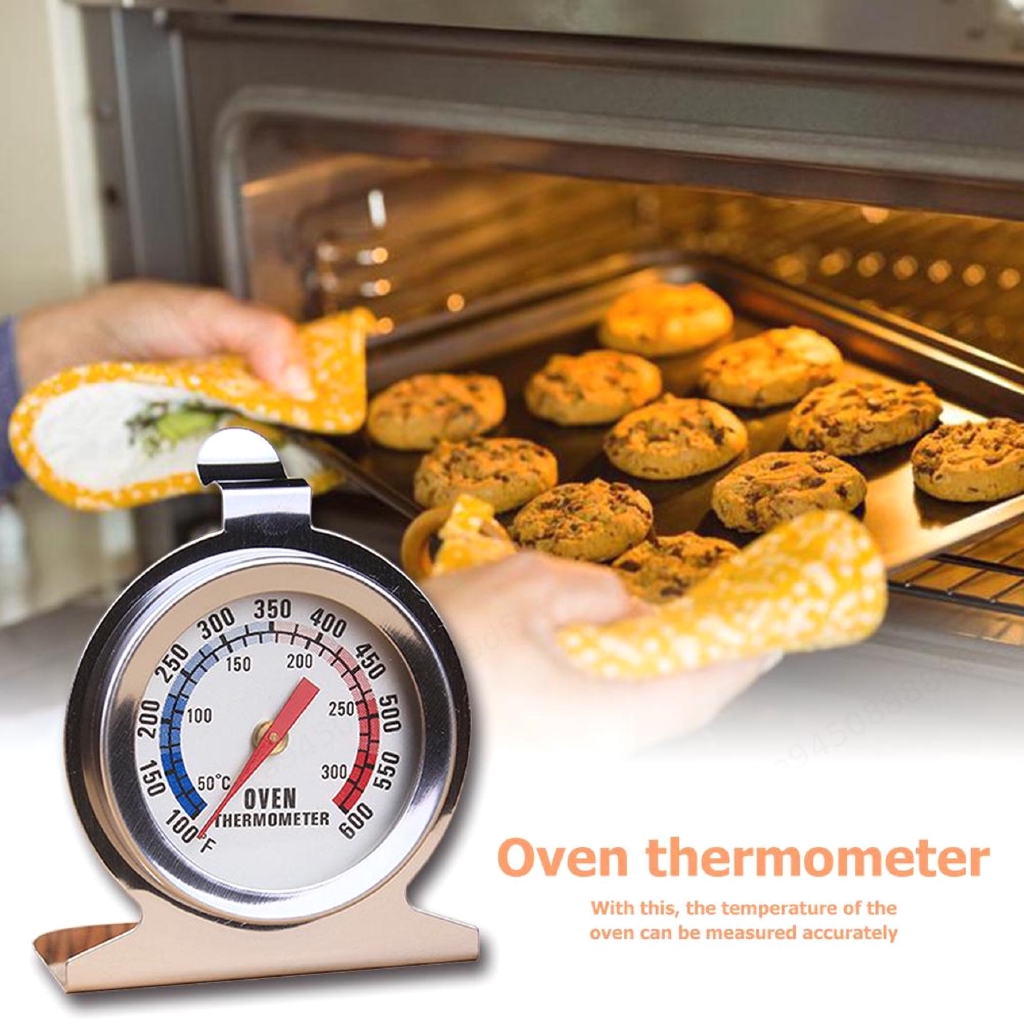 Stainless Steel Dial Oven Kitchen Thermometer Food Meat Cooking ...