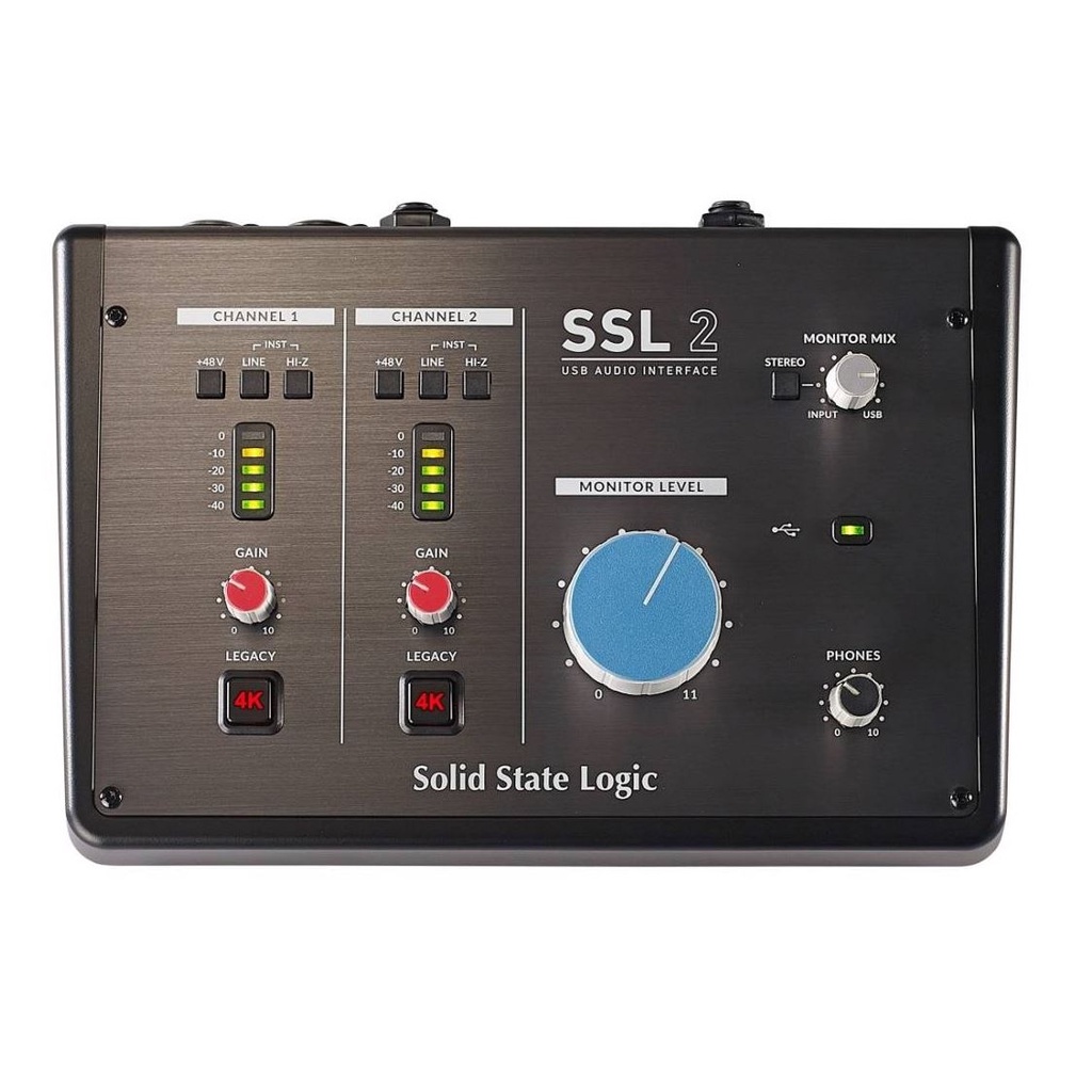 Solid State Logic SSL2 *ของแท้รับประกัน 1ปี* ออดิโออินเตอร์เฟส 2x2 USB Type-C, 24-bit / 192 kHz ...