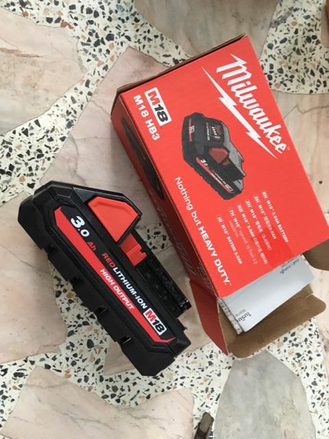 milwaukee battery m18 มีให้เลือก ความจุ 3AH/ 8AH / 12AH High Output ...