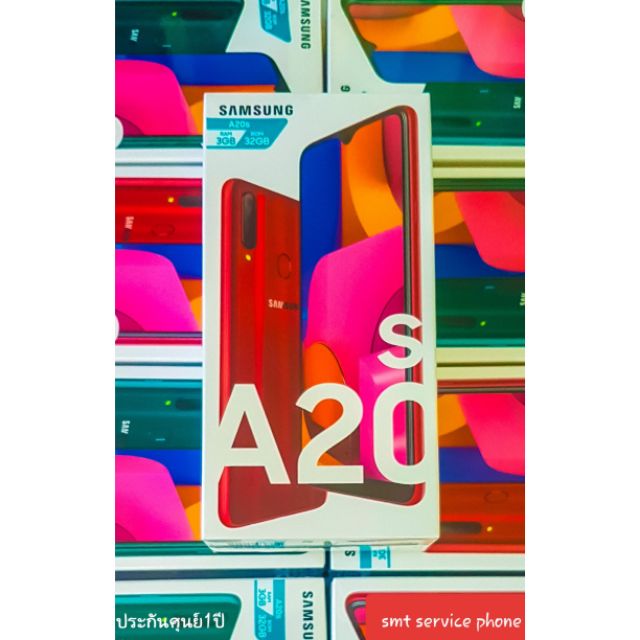 SAMSUNG galaxy A20s (ประกันศุนย์ 1ปี)เเถมหูฟังเคสใสฟิล์มกระจก - smtram2 ...