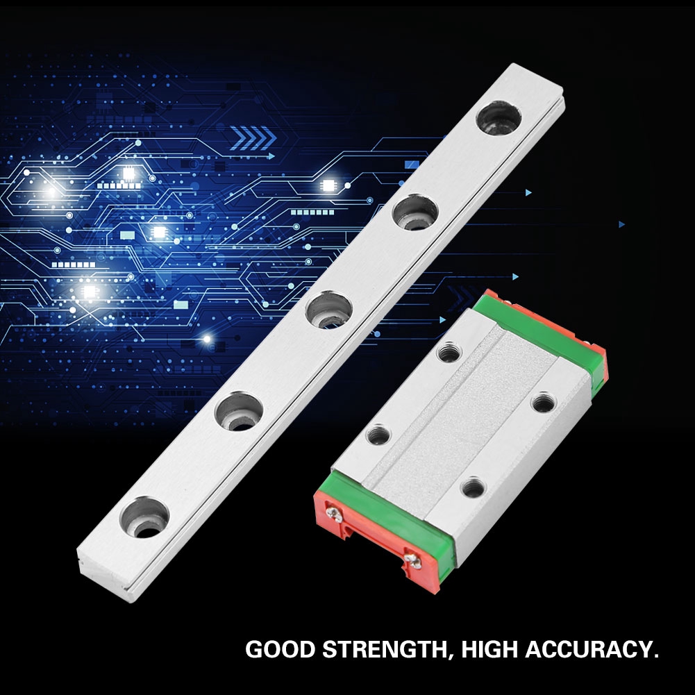 100mm MGN9H Miniature Linear Rail Guide Rail 9mm Width + Slide Block - xguli.th - ThaiPick