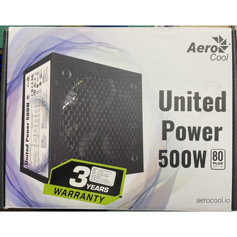 9.9 โปรฯ AEROCOOL AE550 - 550W 80 PLUS มือสอง สภาพสวยๆ - atcomsamrong1 ...