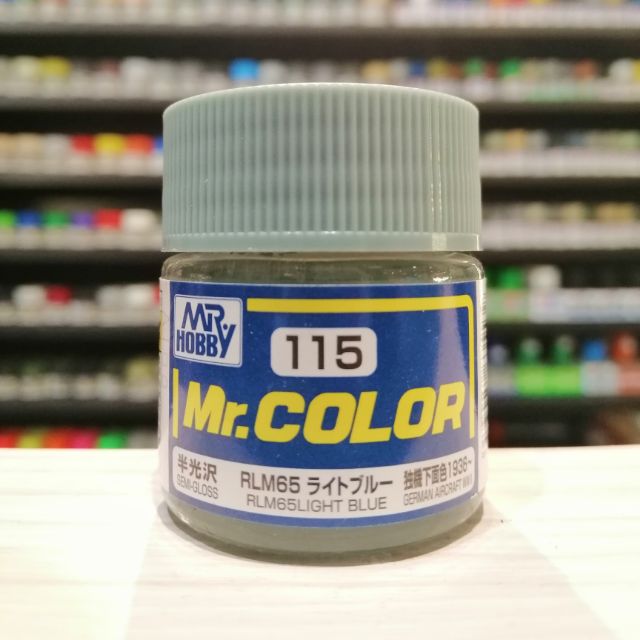 สี Mr.COLOR no.115 RLM65LIGHT BLUE - intoys - ThaiPick