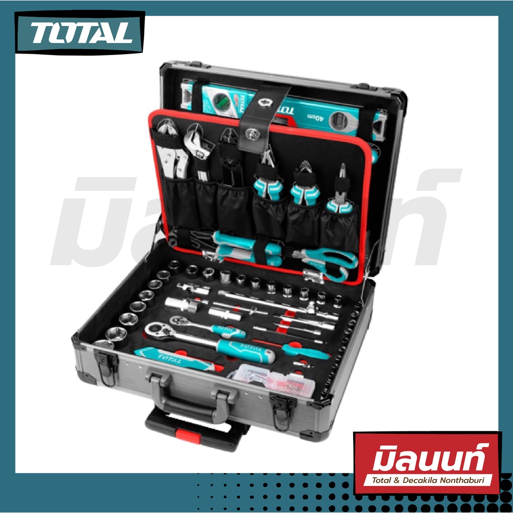 Total รุ่น THKTHP21476 ชุดเครื่องมือช่าง 147 ชิ้น พร้อมกระเป๋า ...