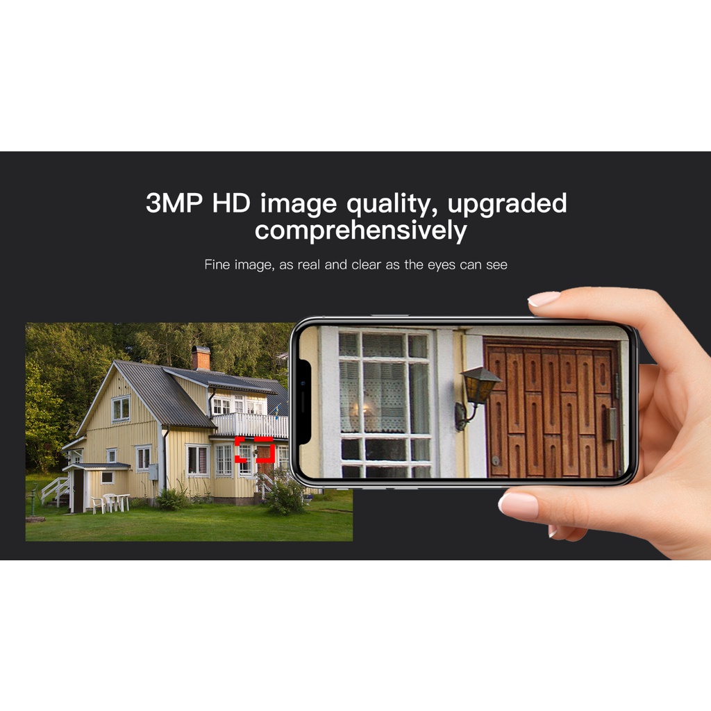 Vstarcam CG666 SIM 4G ความละเอียด 3MP กันน้ำได้สำหรับนอกบ้าน กล้องวงจร ...