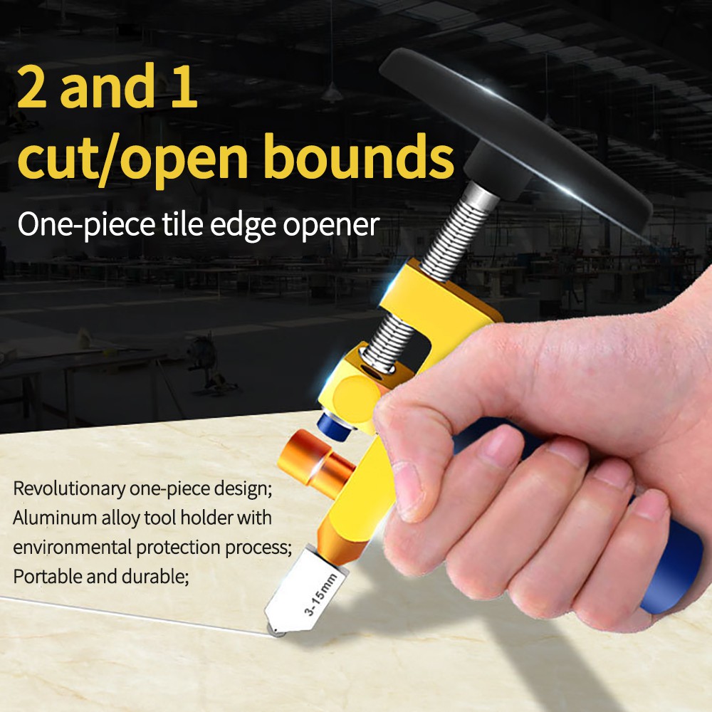 New Product 2 In 1 Manual Tile Cutter Multifunction Glass Cutter Divider Set Ceramic Tile Opener ...