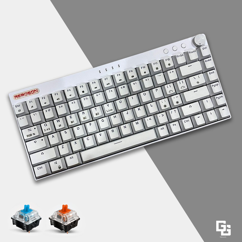 Key Eng Readson Wireless Edition Mechanical คีย์บอร์ดเกมมิ่ง ไร้สาย บลู ...