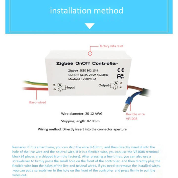 Tuya Ewelink Zigbee OnOff Controller สวิตช์เปิดปิด สั่งงาน ตั้งเวลาผ่านแอป ต้องใช้กับ Sonoff ...