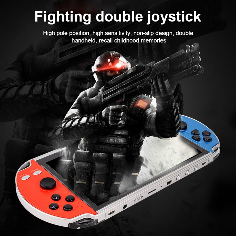 Game Console,X40 Video Game,Video Game Console Retro Handheld, 7.1Inch ...