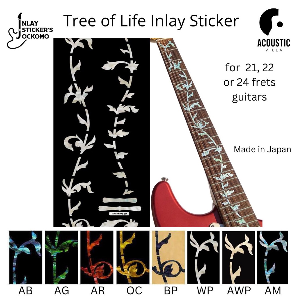 TREE OF LIFE Inlay Sticker for Guitar | Shopee Thailand