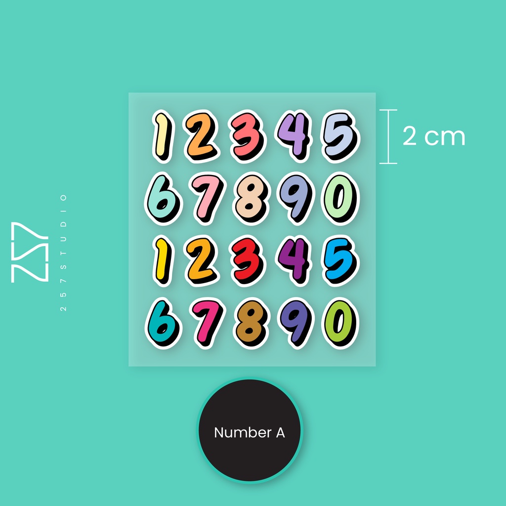 Number cute ตัวเลข น่ารัก ตัวรีดติดเสื้อ ผ้า กระเป๋า DFT รีดด้วยเตารีด ...