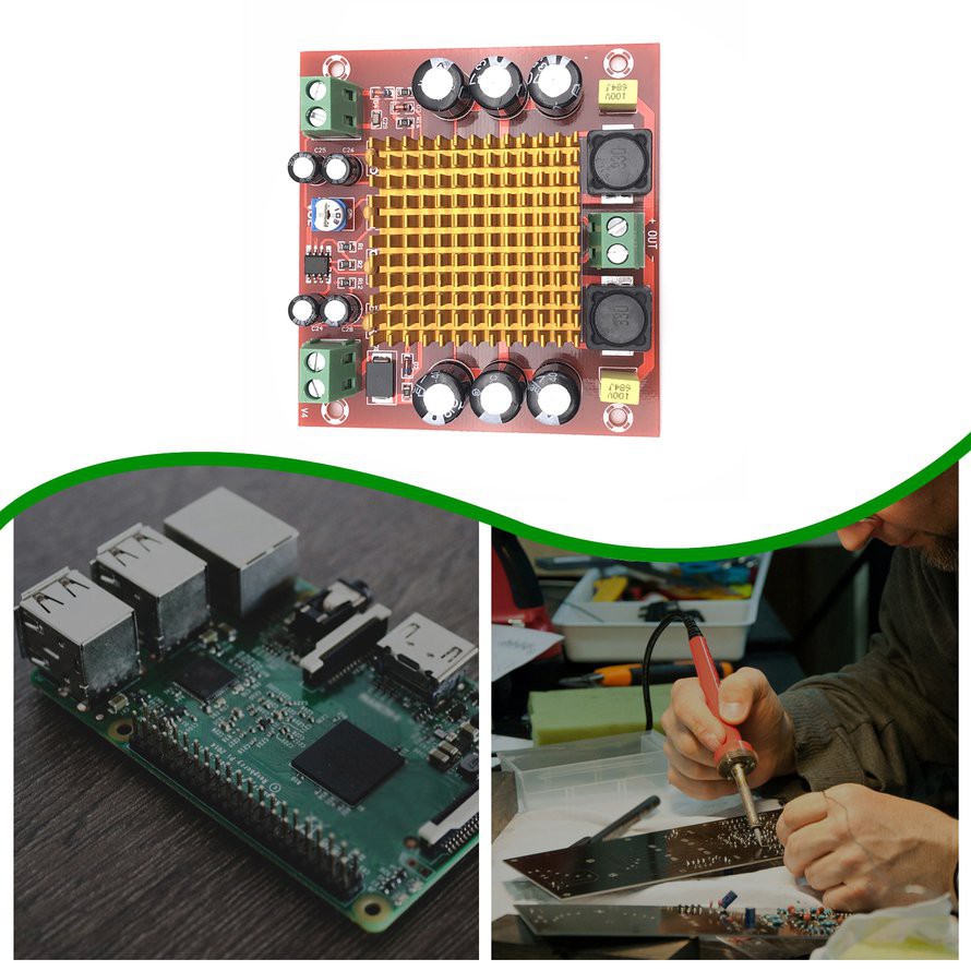 New Xh - M544 150 W Tpa3116Da แผ่นบอร์ดโมดูลขยายเสียงโมโนดิจิตอล ...