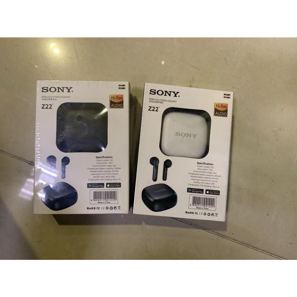 หูฟังบลูทูธไร้สาย sony Z22 hd เสียงสเตอริโอพร้อมจอแสดงผล led - qape71ia ...