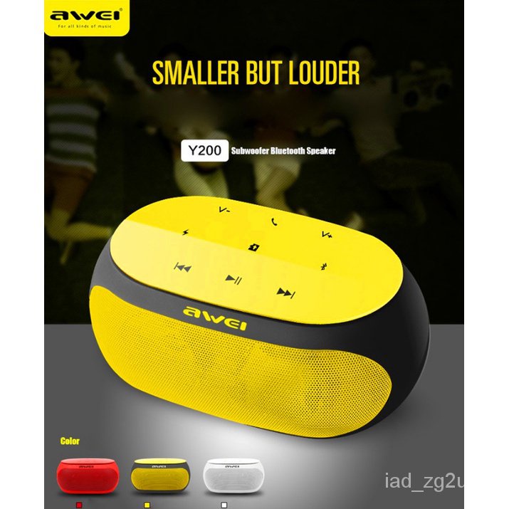 〈NEWEST〉AWEI Y200 HiFi Wireless Portable Bluetooth Speaker NNy3 ...