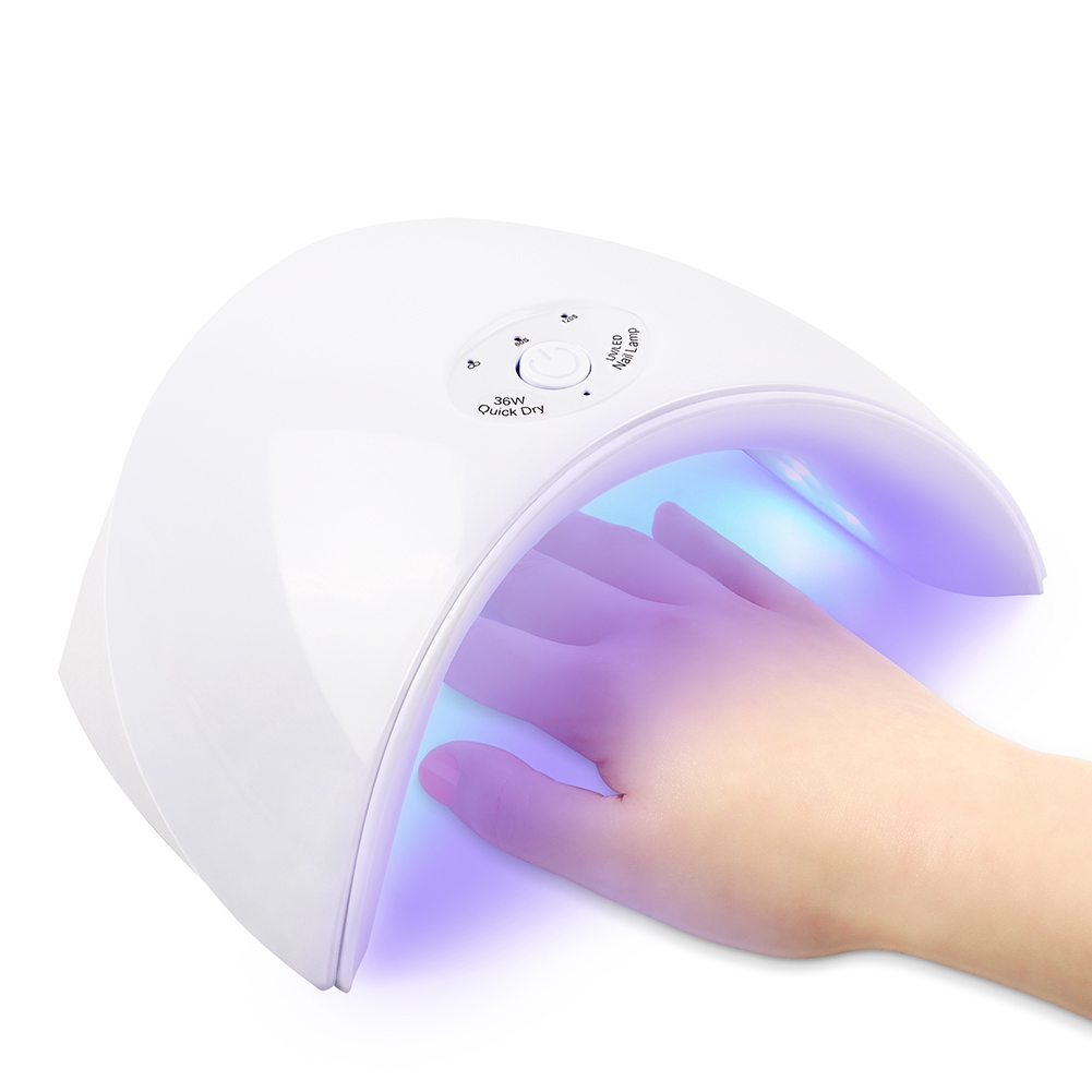 Nail Art Set 10pc Nail Gel Polish UV USB 36W Nail Lamp Nail Varnish ...