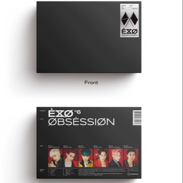 (พร้อมส่ง) EXO 6th Album OBSESSION (X-EXOEXOObsession Ver ...