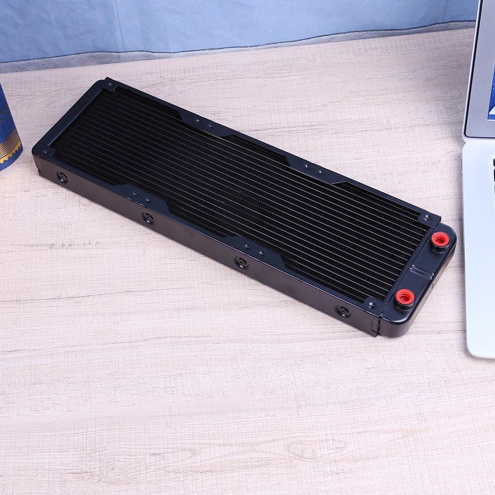 360mm 18 Tubes Computer Water Cooling Radiator Heat Sink With G4/1 ...