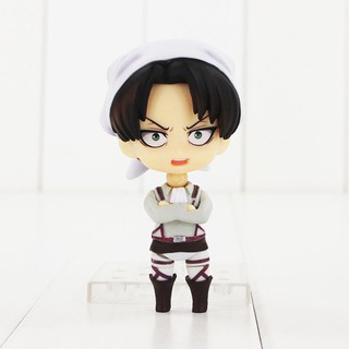 ⚡️Ready Stock⚡️10cm Nendoroid Attack on Titan Figure Toy Levi Ackerman ...