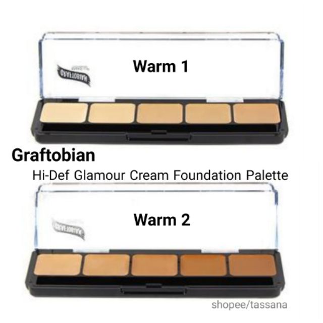 - พร้อมส่ง - Graftobian Hi-Def Glamour Cream Foundation Palette ...