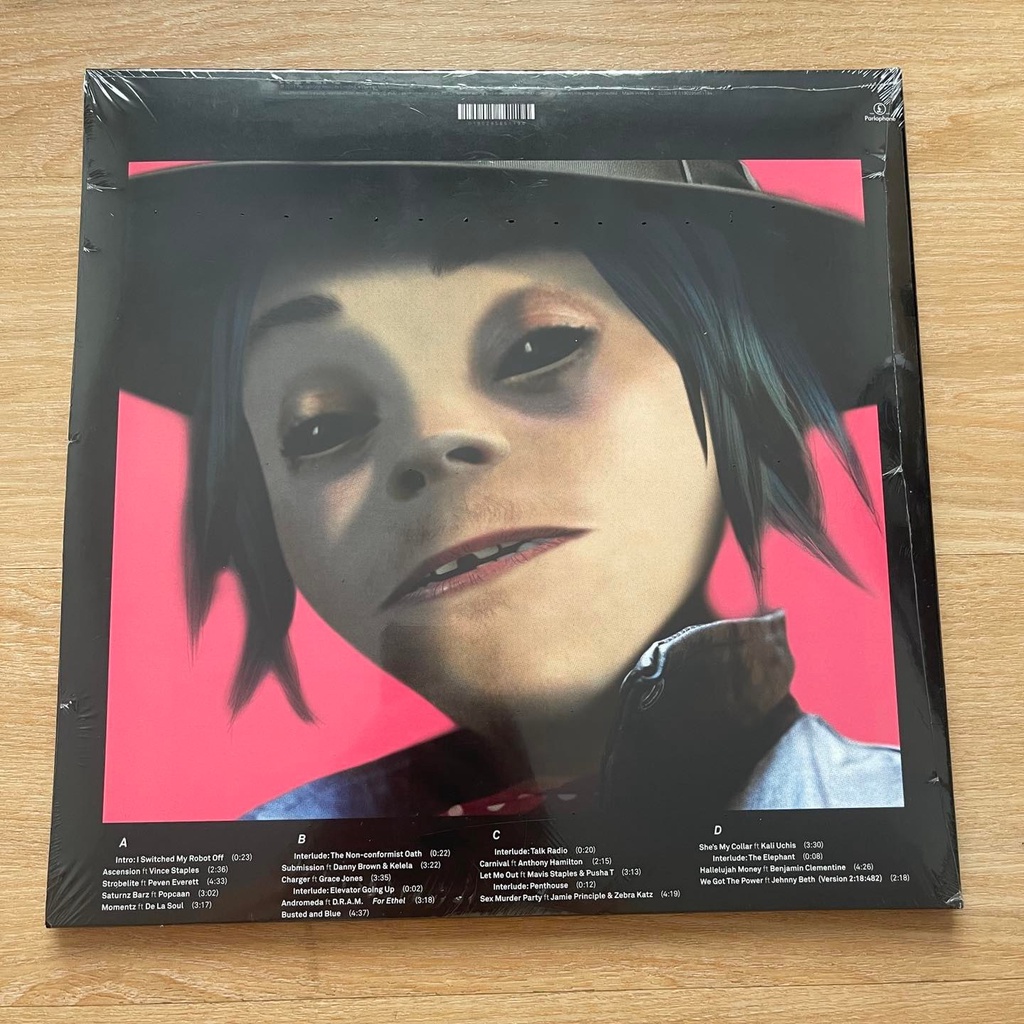 แผ่นเสียง Gorillaz Humanz 2 x Vinyl LP Album แผ่นเสียง มือหนึ่ง ซีล ...
