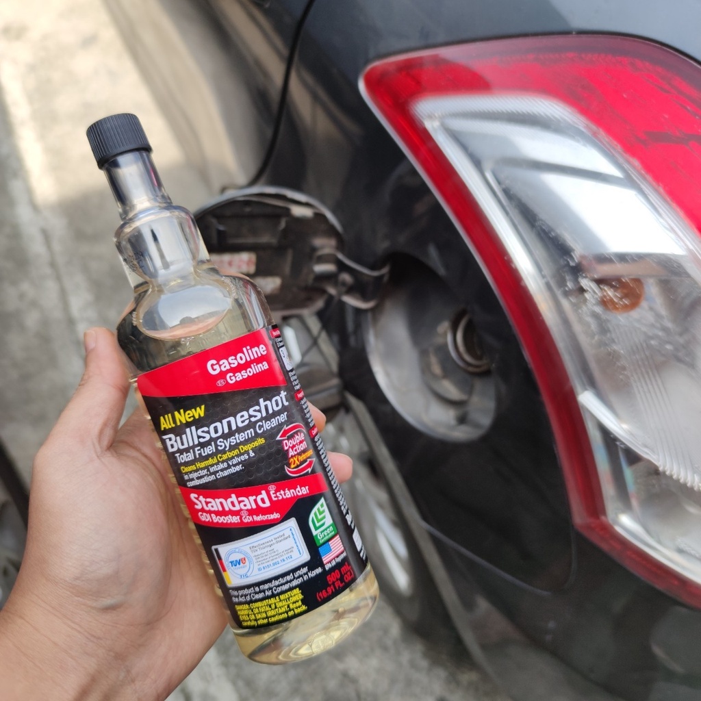 Bullsone shot น้ำยาล้างหัวฉีด 500ml เครื่องยนต์เบนซิน ทำให้หัวฉีดสะอาด ...