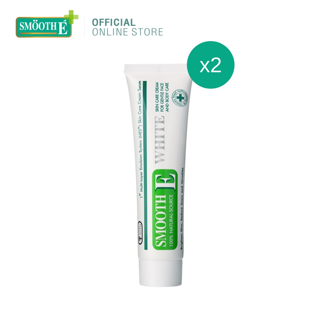 Smooth E Cream Plus White 60 G. สมูทอี ครีม พลัสไวท์ ครีมลดริ้วรอย ...