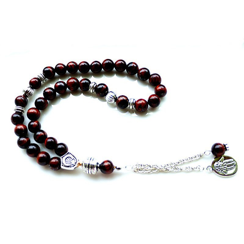 oular Tasbih 33 White Fayrouz stone Turquois tasbeeh Islamic rayer ...