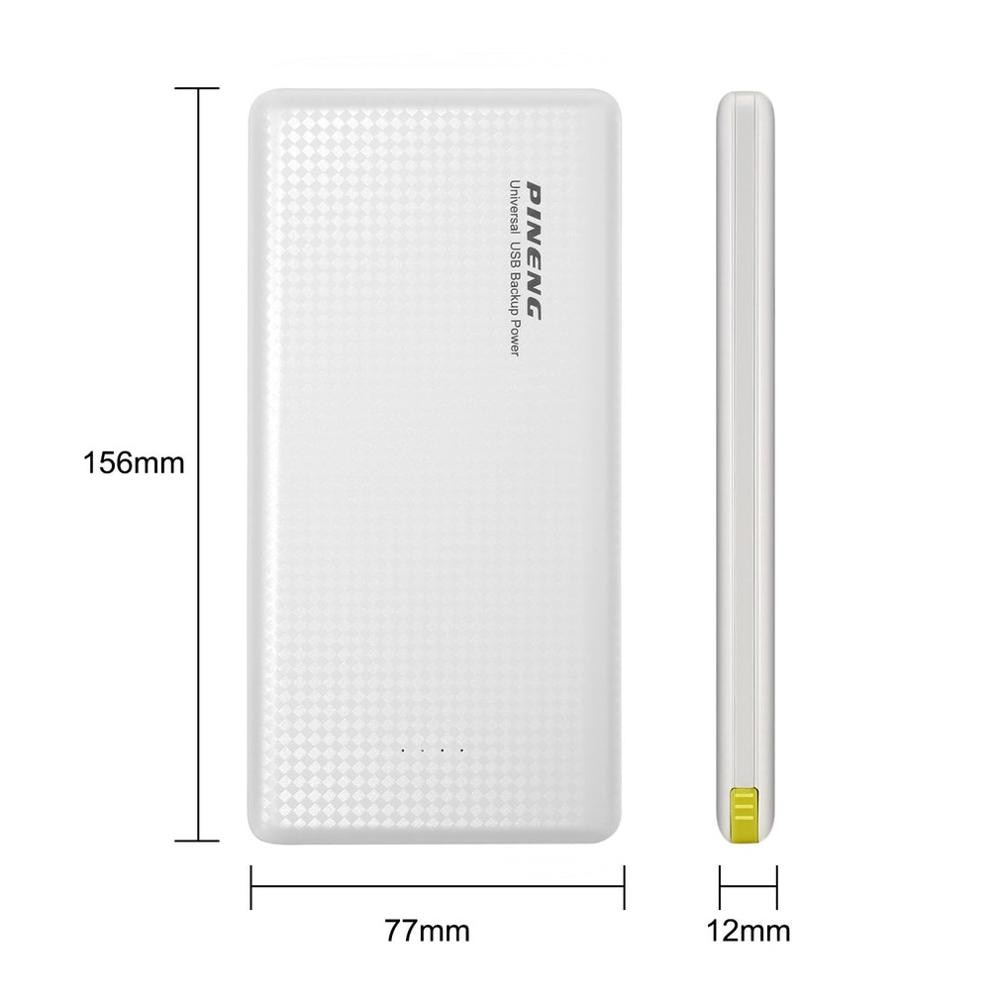 Original PINENG PN-951 10000mAh Portable Fast Charging Battery Mobile ...