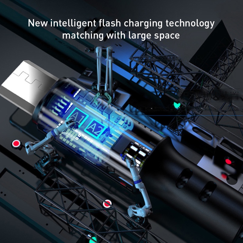 2.4A USB C Charger Cable Threaded Fast Charging Type C Cable For huawei ...